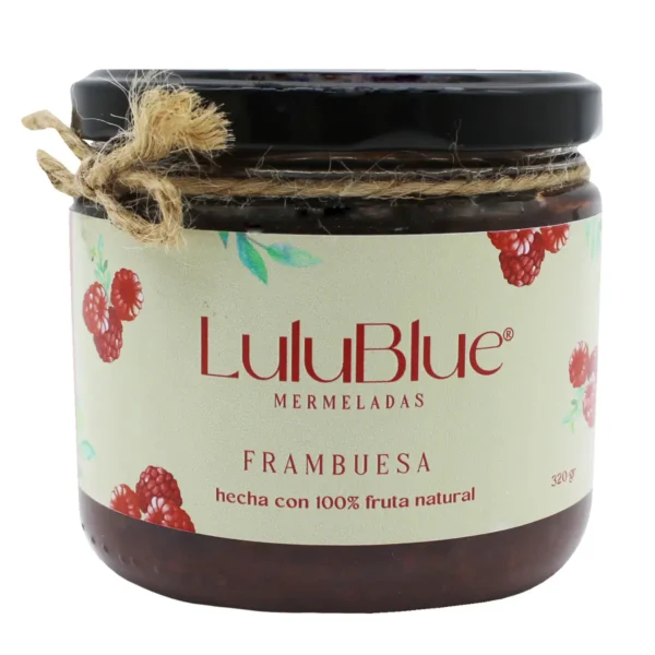 Mermelada de frambuesa LuluBlue 320 g. – Michoacán de Origen
